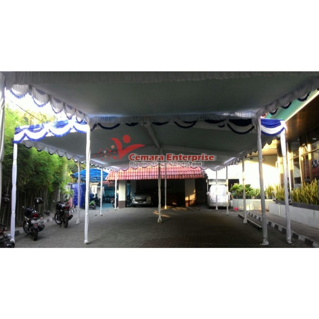 Jual TENDA PESTA / TENDA DEKORASI UKURAN 3M X 6M PAKET LENGKAP | Shopee ...