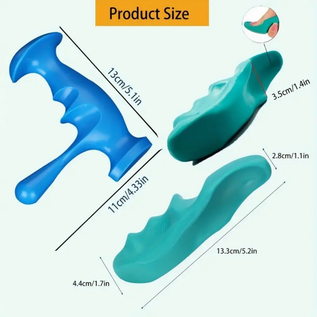 Jual T-shaped Massager Thumb Finger Pressure Press Trigger Point Manual ...
