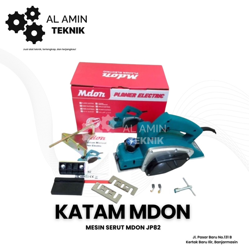 Jual Mesin Serut Kayu Elektrik/Elecktic Wood Planer Machine Orion Mdon ...