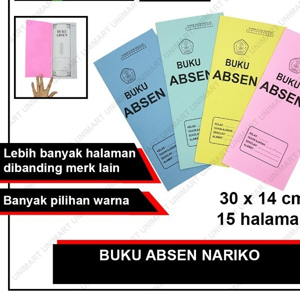 Jual Buku Daftar Absen Murid Sekolah / Absensi Kehadiran | Shopee Indonesia