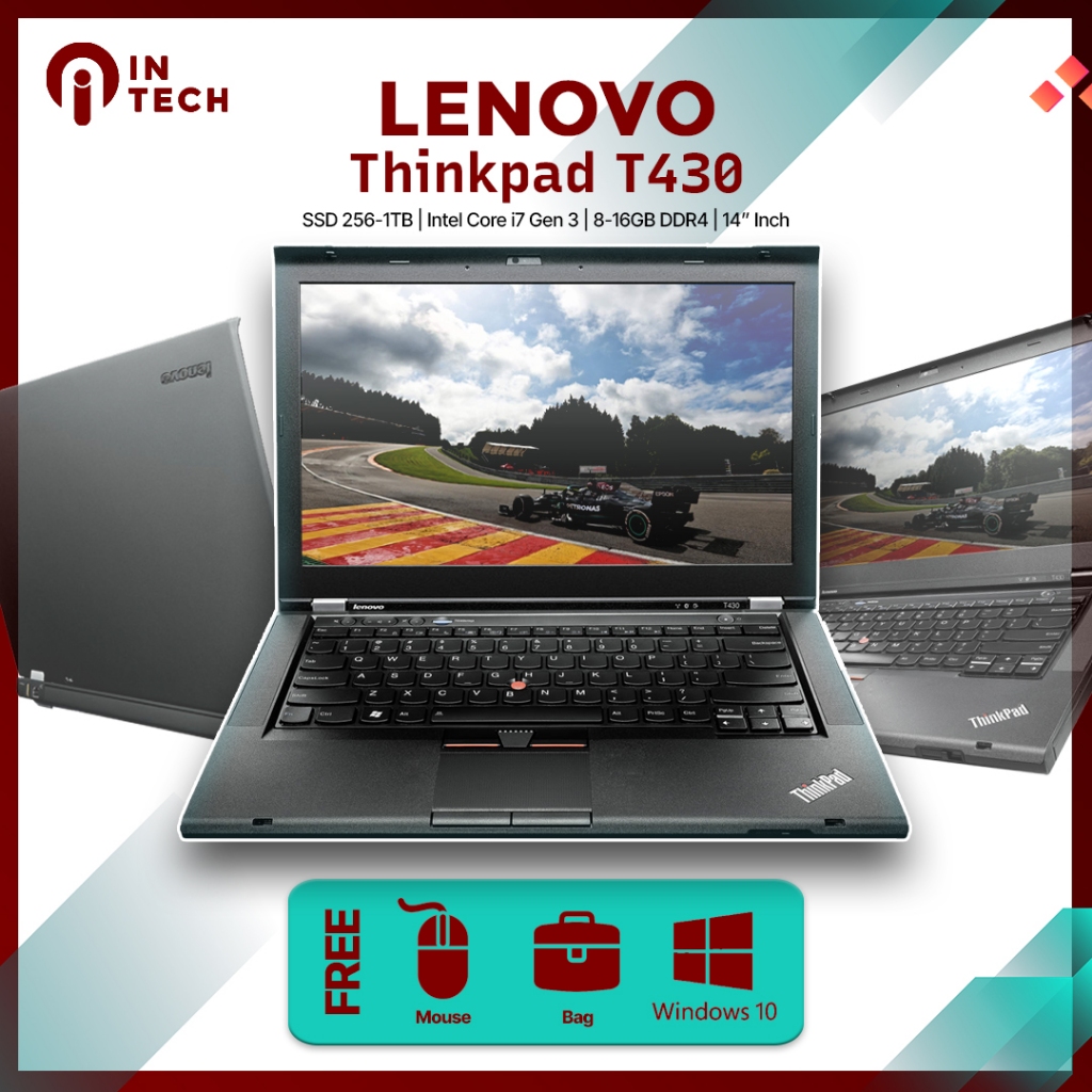 Jual Lenovo Thinkpad T430 Core i7 Gen 3 Ram 8GB SSD 256GB Terlaris ...