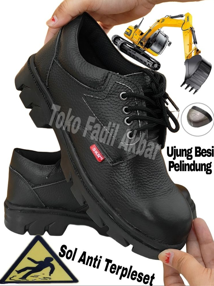 Jual Sepatu Safety Tahan Api Minyak Solar Anti Slip King Skn Kerja ...