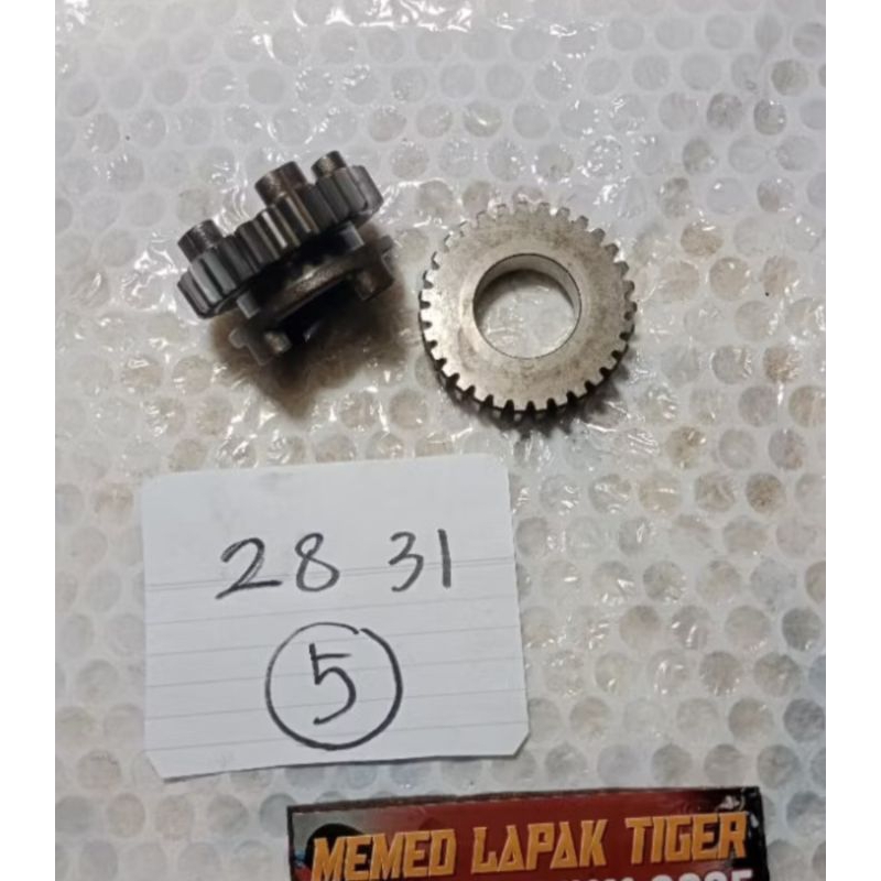 Jual Rasio tiger revo gigi 5 ukuran 28/31 original copotan | Shopee ...