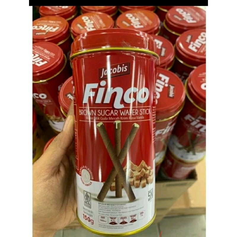 Jual finco wafer stick 150gr brown sugar | Shopee Indonesia