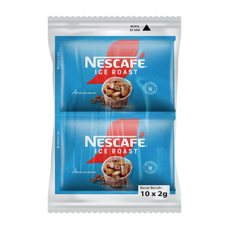 Jual Nescafe Ice Roast Kopi Instan Americano 10 x 2G | Shopee Indonesia