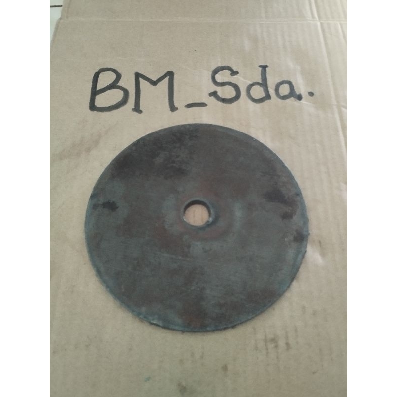 Jual plat besi potongan bulat tebal 6mm x diameter 150 mm x lobang 25 ...