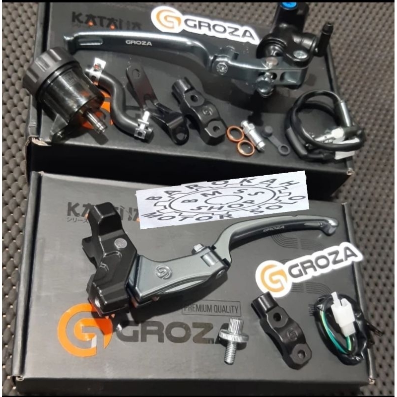 Jual Master Rem Groza 14 Mm Set Handel Kiri Grey | Shopee Indonesia