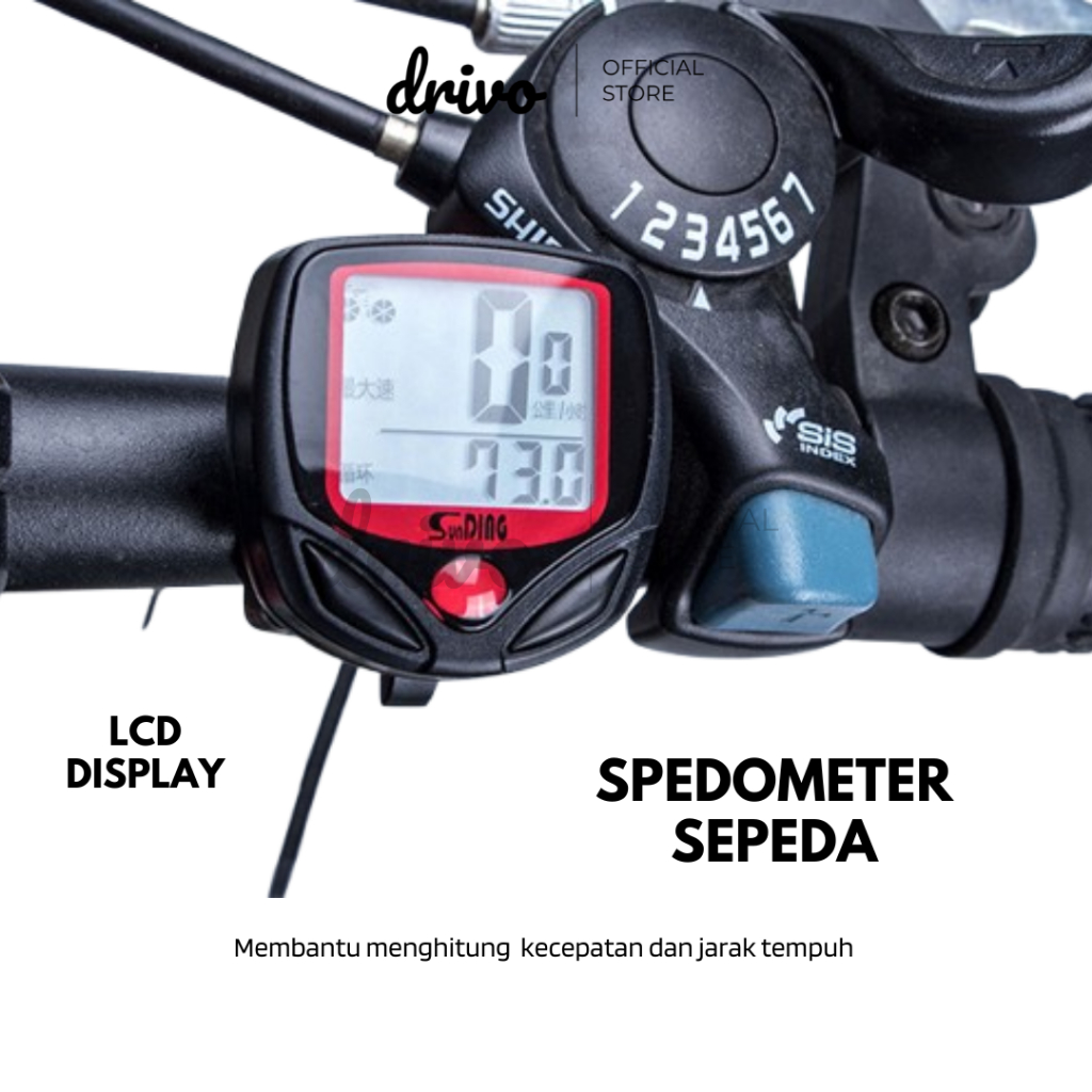 Jual Speedometer Sepeda Kecepatan Sepeda Tahan Air Multifungsi LCD ...
