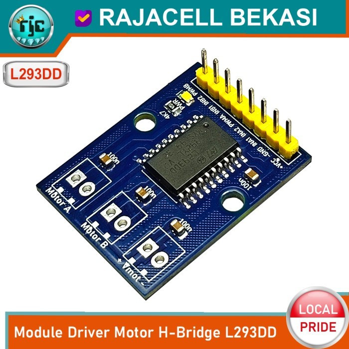 Jual Driver Motor DC Dual H-Bridge L293DD L293D Motor 5V 12V 24V 36V DC bisa atur arah dan ...
