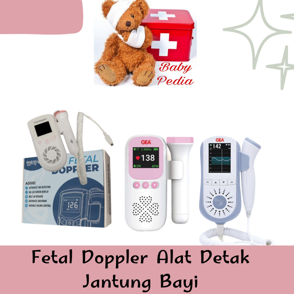 Jual BabyPedia AD51D FETAL DOPPLER ONEHEALTH Alat Cek Detak Jantung ...
