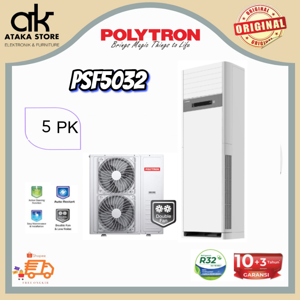 Jual AC POLYTRON FLOOR STANDING 2PK PSF2032 / 3PK PSF3032 / 5PK PSF5032 ...