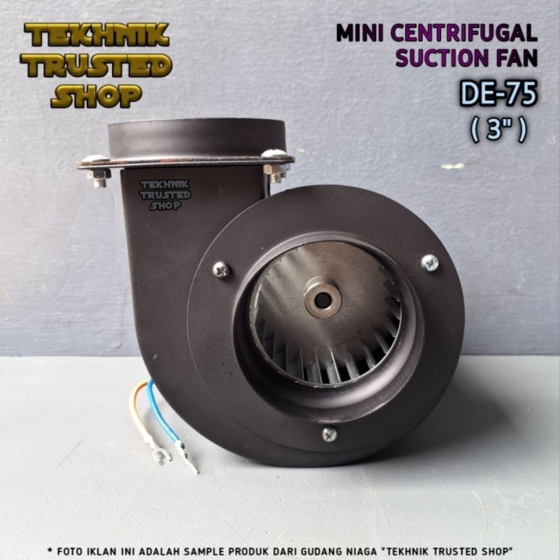 Jual Centrifugal fan direct MC DE75 25w 220v Blower keong hisap exhaust ...