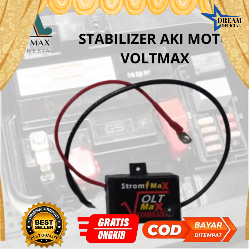 Jual STABILIZER AKI MOTOR VOLTMAX FREE NYAF 1.5mm KABEL STABILIZER AKI ...
