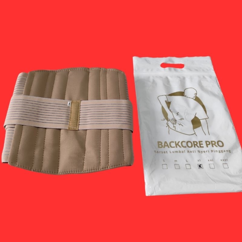 Jual Korset Lumbal Premium Backcore Pro Original Korset Lumbal HNP Penjepitan syaraf Penyangga ...
