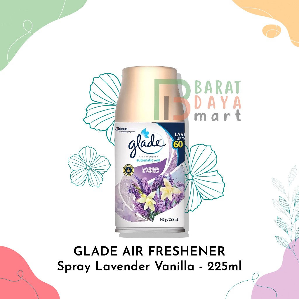 Jual Glade Matic Spray Air Freshener Lavender Refill 225 ml | Shopee ...