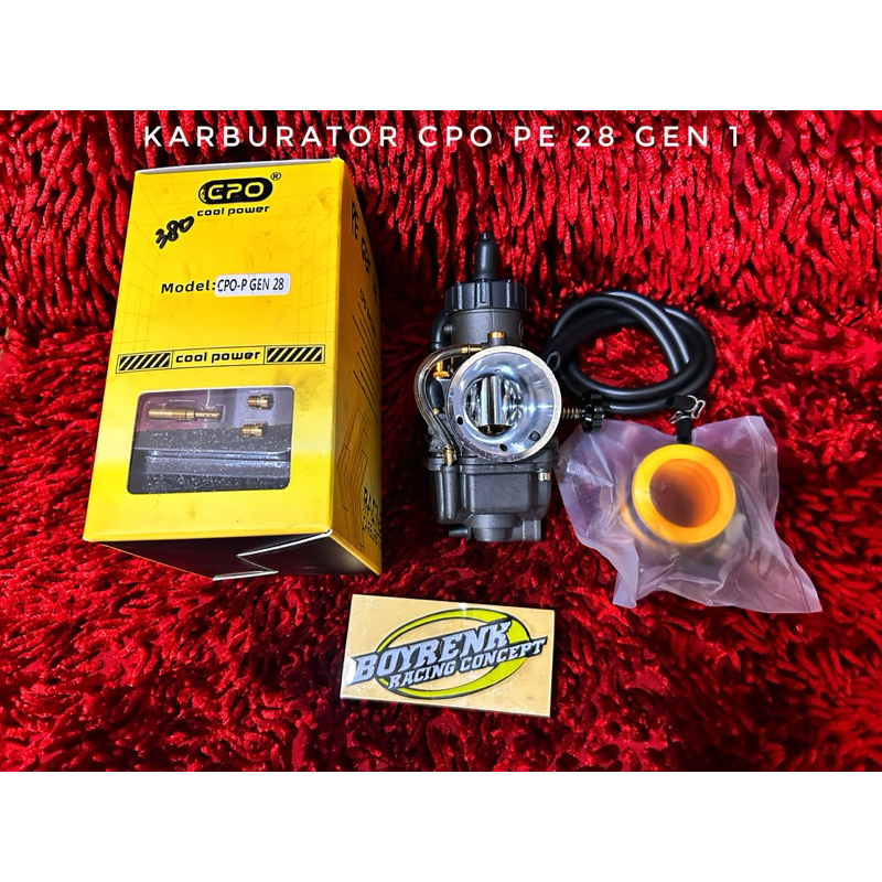 Jual Karbu PE Karburator PE CPO 24 26 28 30 GEN 1 Cool Power Racing- BOYRENK RACING CONCEPT ...