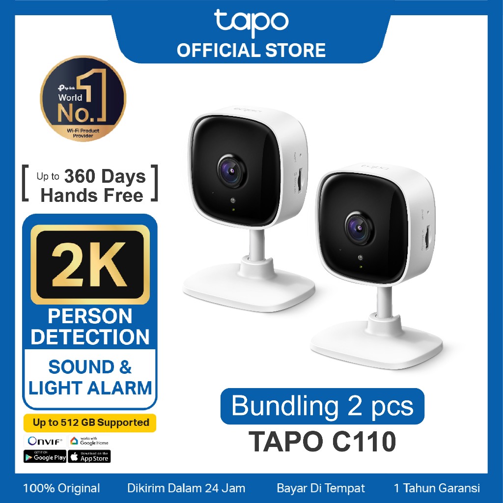Jual TAPO C110 2 UNIT BUNDLING | Shopee Indonesia