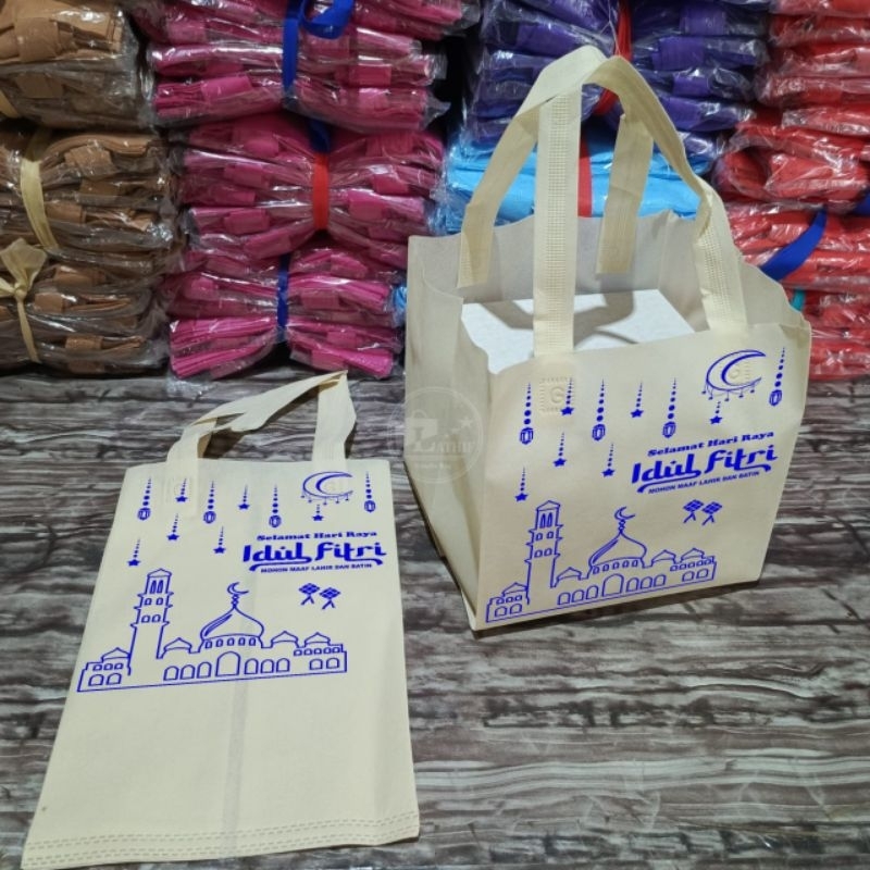 Jual Lusinan Isi (12pcs) Box dus 20x20 & 22x22 Sablon Edisi Lebaran | Shopee Indonesia