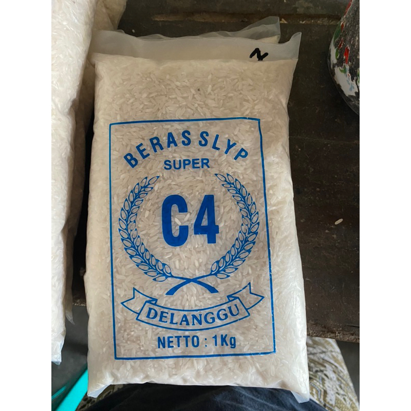 Jual Beras Super C4 1 kg | Shopee Indonesia