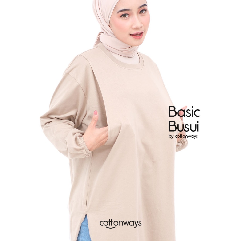Jual COTTONWAYS | BASIC BUSUI | Kaos Polos Oversize Busui | Shopee ...