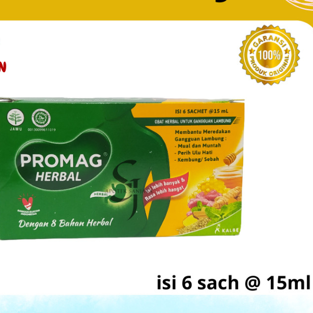 Jual PROMAG HERBAL GAZERO CAIR SACHET 15 ML / ASAM LAMBUNG MAAG / PER ...