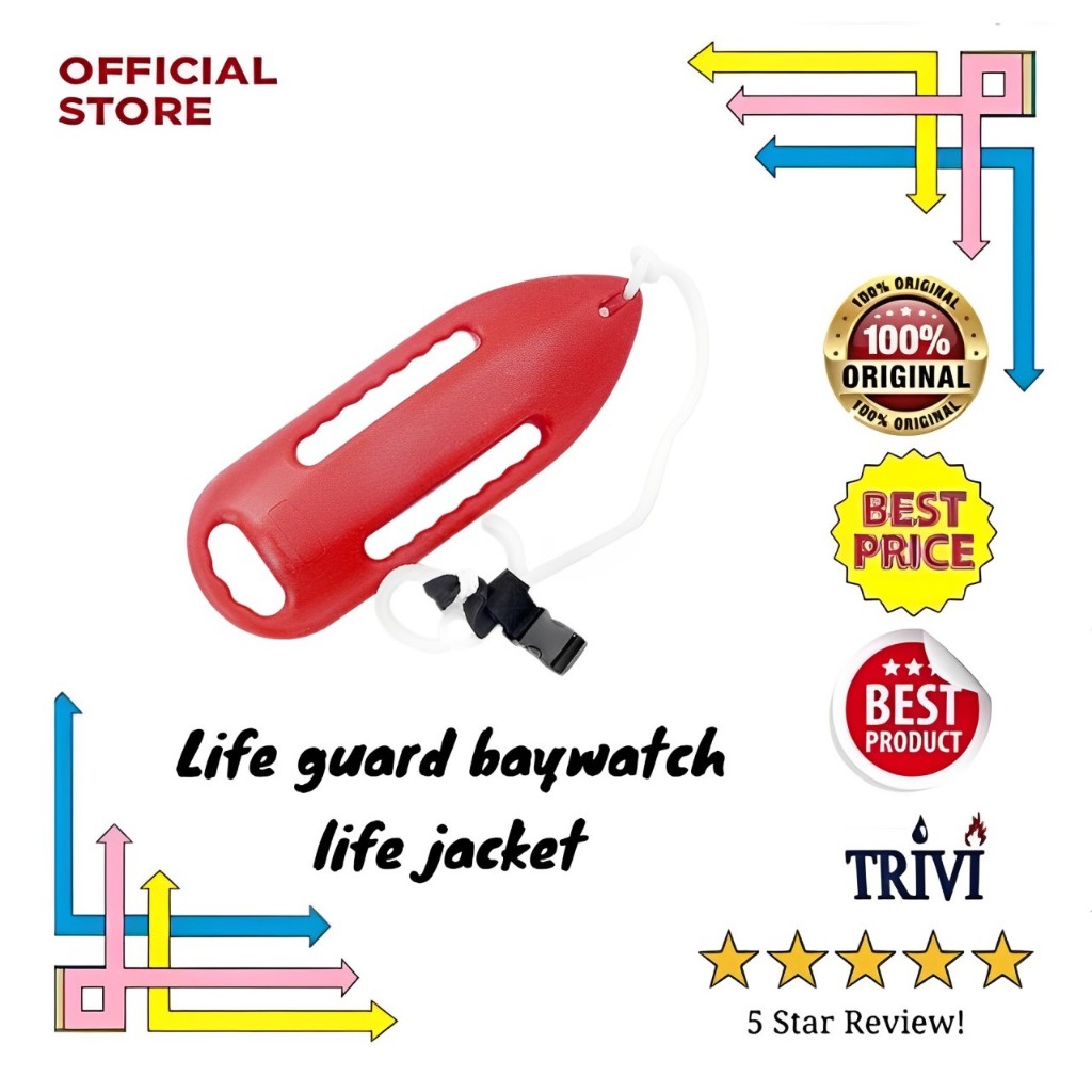 Jual Life guard trivi baywatch rescue can torpedo buoy (pelampung air ...