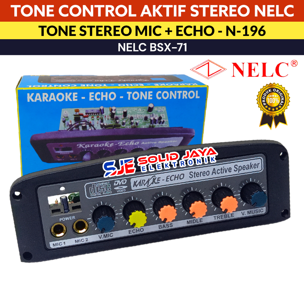 Jual KIT TONE CONTROL AKTIF STEREO ECHO MIC PLUS PANEL - KIT TONE ...