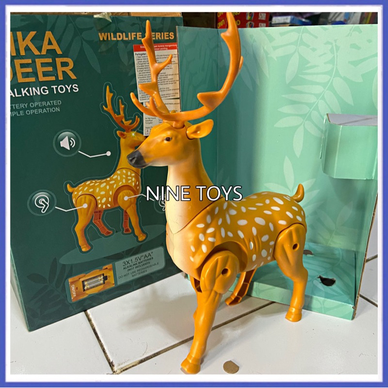 Jual MAINAN ROBOT HEWAN RUSA ANIMAL ZOO SIKA DEER SAFARI HEWAN BERJALAN ...