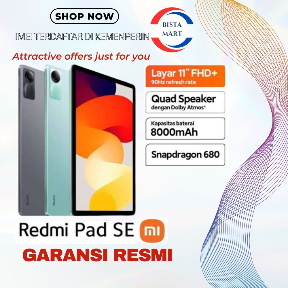 Jual Xiaomi Redmi Pad SE 4GB/128GB mi pad SE 4/128 Gb 11" mipad SE ...