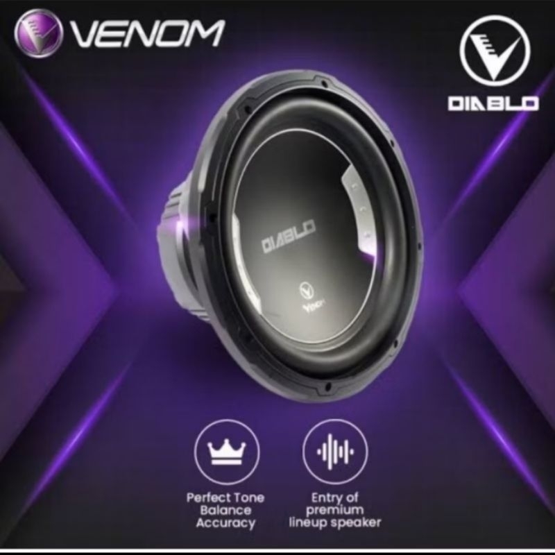 Jual Subwoofer Venom Diablo VX12D Subwoofer 12 Inchi Garansi Resmi ...