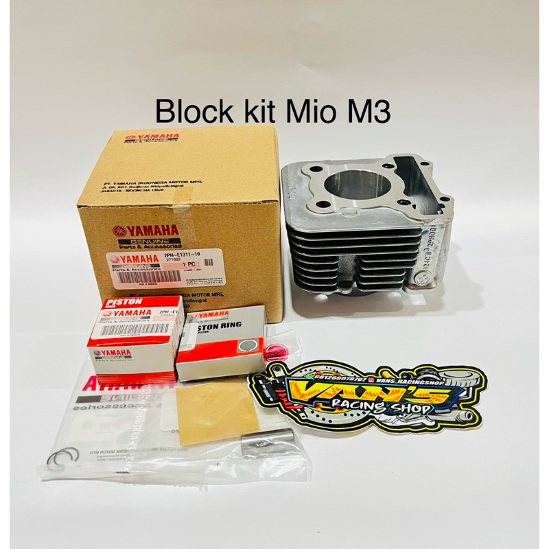 Jual BLOK SEHER SET MIO Z MIO M3 SOUL GT 125 X RIDE FINO KOMPLIT PLUS SEHER RING PEN PISTON ...