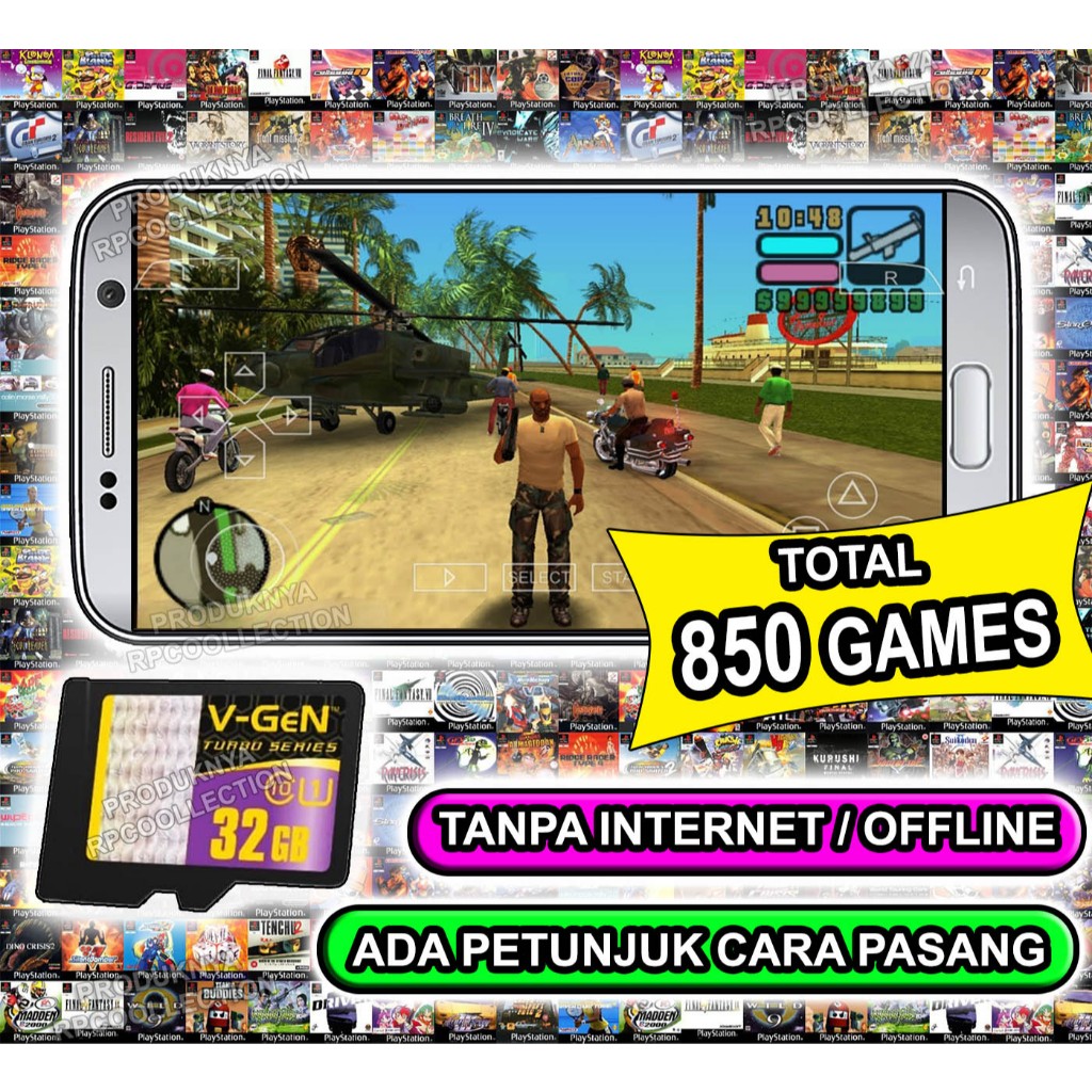Jual Memory HP-Android isi 850 Game Tanpa Internet | Shopee Indonesia