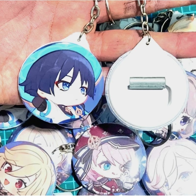 Jual Genshin Impact - Gantungan Kunci + Pembuka Tutup Botol Unofficial 44mm /58mm [Starlit ...