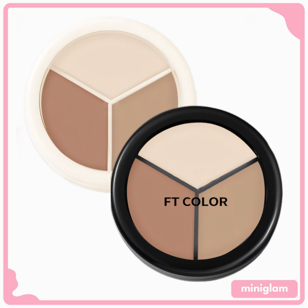 Jual MGLAM - 3 in 1 Natural Concealer Contour Corrector Light Skin Color【LA188】 | Shopee Indonesia