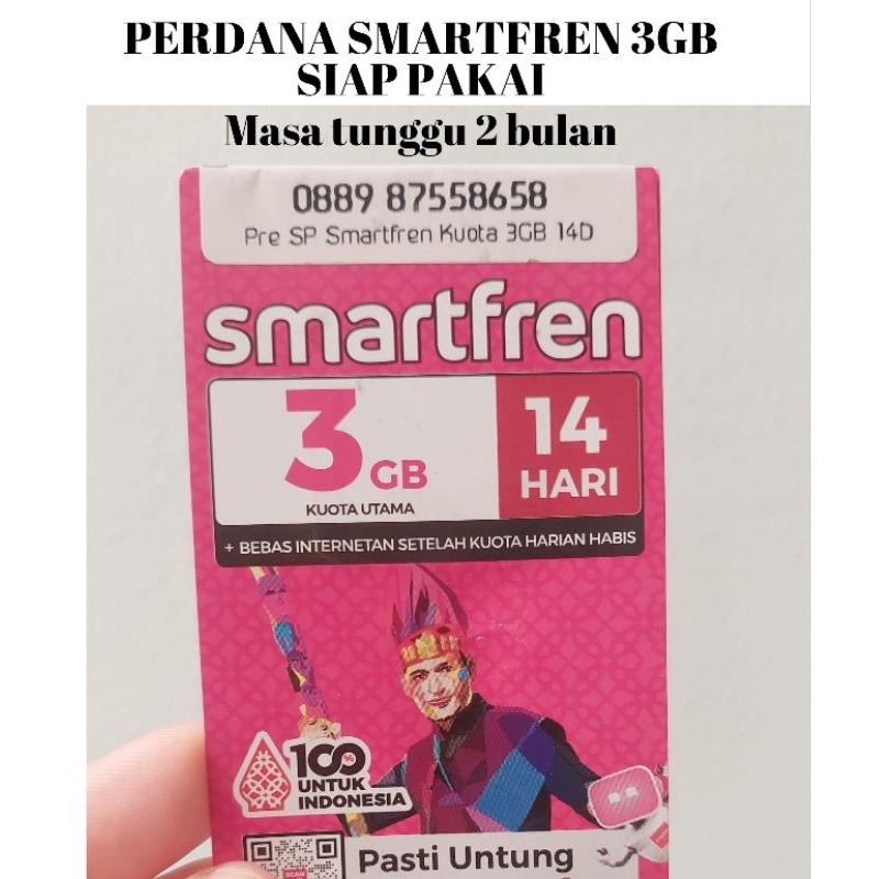 Jual Perdana 3GB Smartfren (Siap ON) | Shopee Indonesia