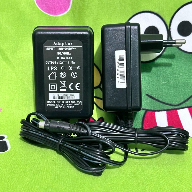 Jual Adaptor LPS 12v 1,5a murni 100%original bisa buat ONT/modem/cctv ...