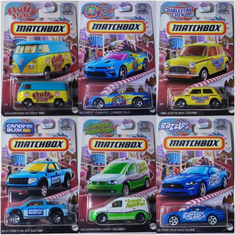 Jual Matchbox Candy Series - Volkswagen Delivery Van - Austin Mini ...