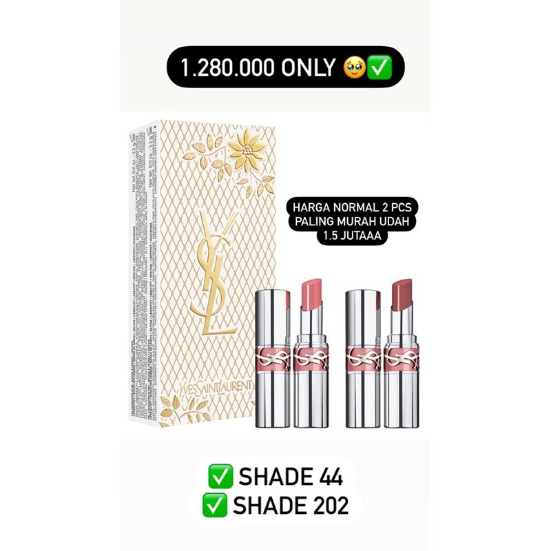 Jual YSL Duo Lipstick set 2024 | Shopee Indonesia