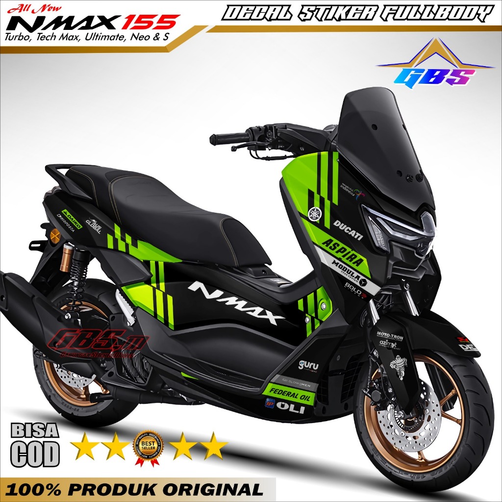 Jual Terbaru - Decal Stiker Yamaha Nmax Turbo Cyborg Neo Neo S Fullbody ...