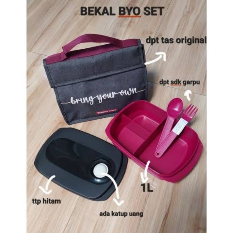 Jual Tupperware BYO/ Tempat bekal makanan ke kantor | Shopee Indonesia