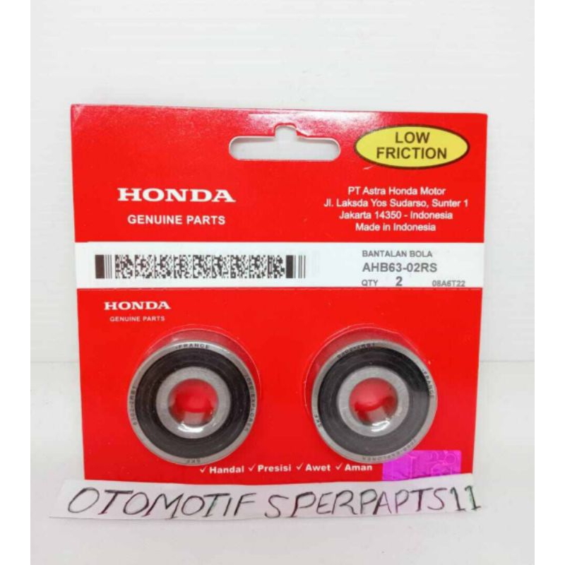 Jual Bering roda belakang sepasang 6302RS Megapro new Verza 150 CB150R ...