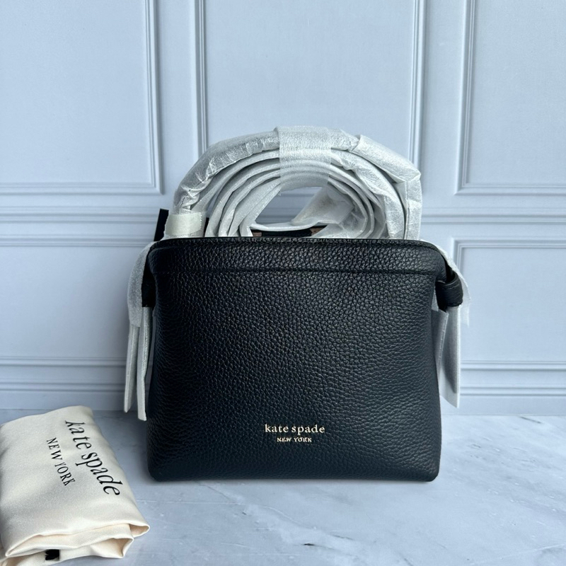 Jual Kate spade knott mini crossbody black | Shopee Indonesia