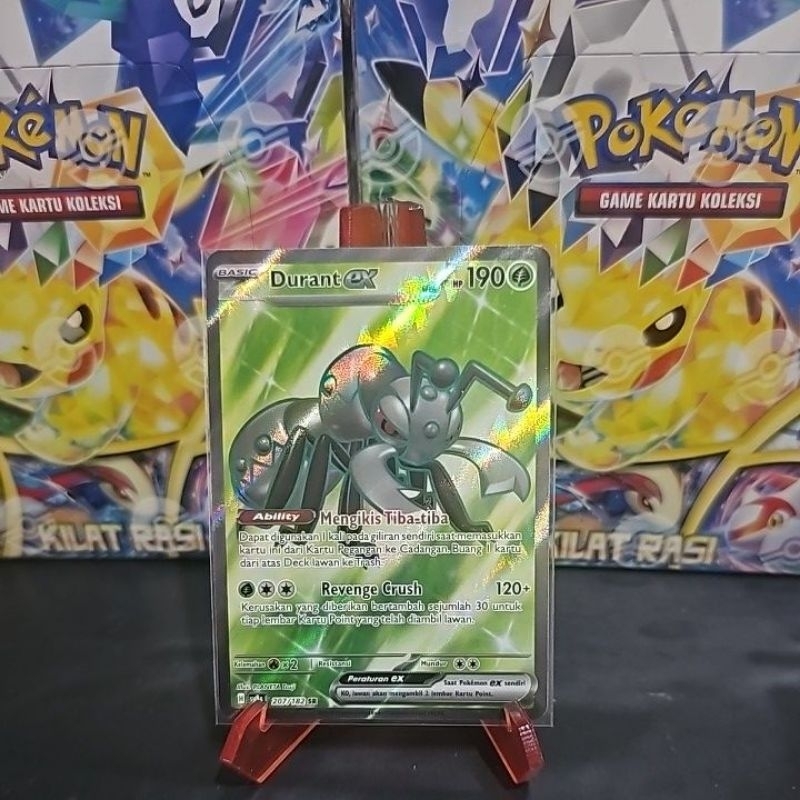 Jual durant ex sr pokemon tcg kilat rasi indonesia original | Shopee ...