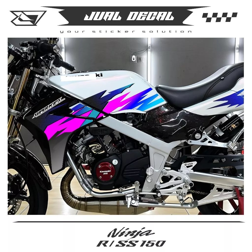 Jual Stiker Kawasaki Ninja SS Transparant UV Variasi Striping Ninja R ...