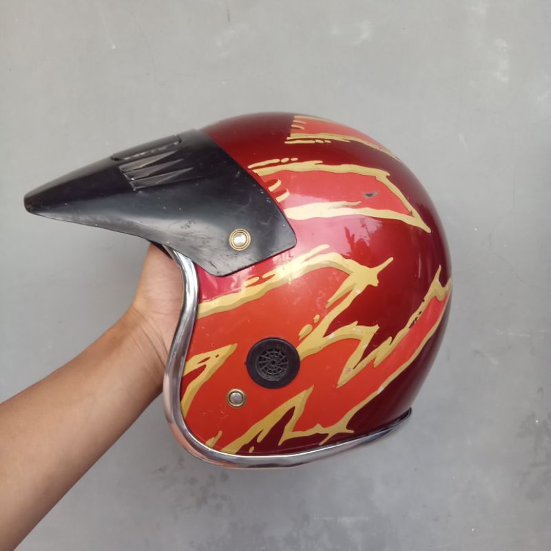 Jual helm jadul lawas klasik original suzuki TS | Shopee Indonesia