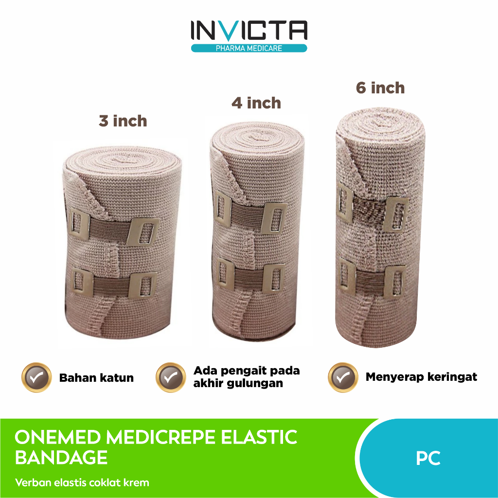 Jual Onemed Medicrepe Elastic Bandage (Verban elastis) | Shopee Indonesia