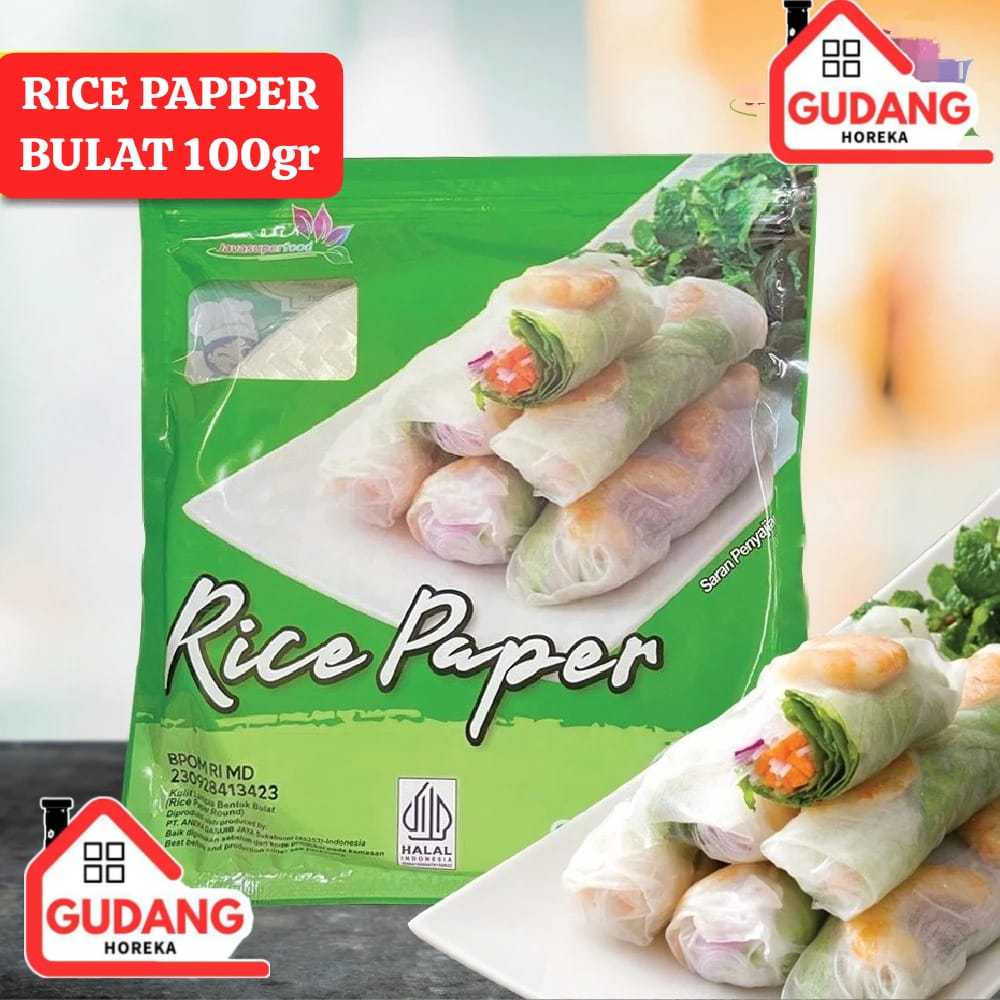 Jual JAVA RICE PAPPER BULAT 100gr (10 lembar) - JAVA RICE PAPPER BULAT ...