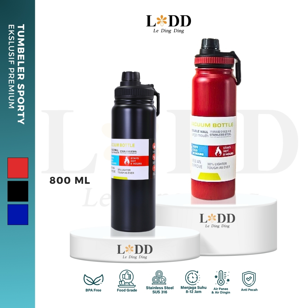 Jual Le Ding Ding-Tumbler Termos Stainless Steel Botol minum panas ...