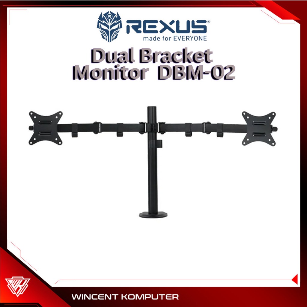 Jual Dual Bracket Monitor Rexus DBM-02 | Shopee Indonesia