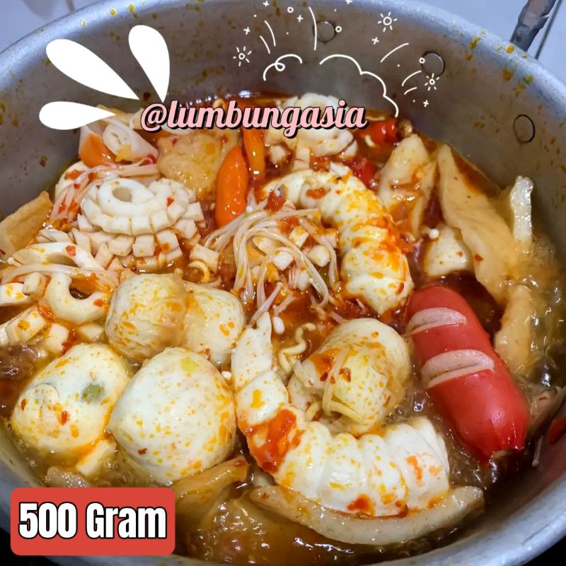 Jual Suki Curah Kiloan 500 Gram - Frozen Food Hotpot Steamboat Seafood ...